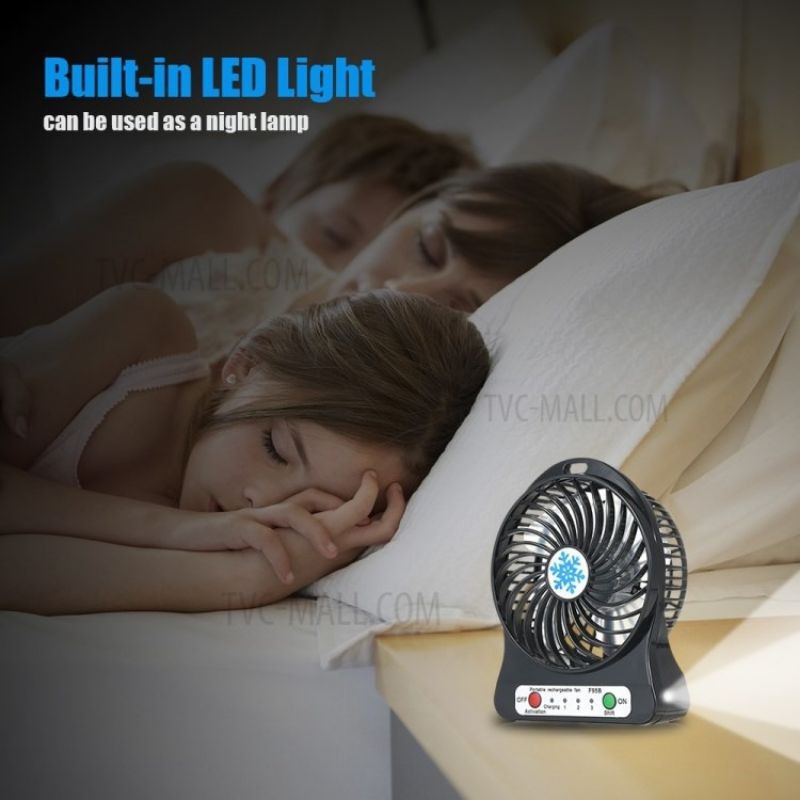 Kipas Mini Angin Padu super silent Viral USB (battery rechargeable ...