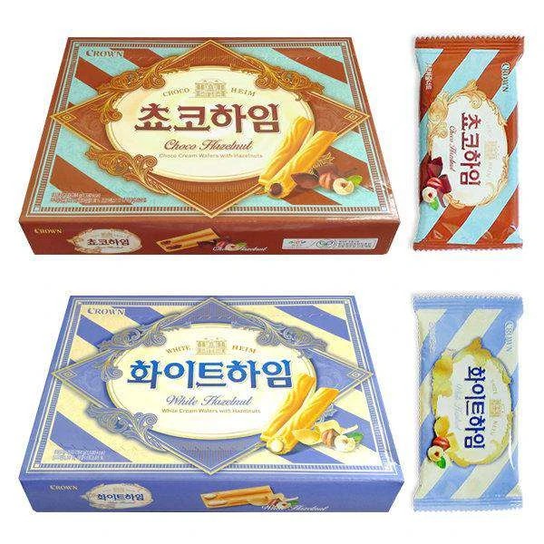 Crown Choco/white Heim Wafer Hazelnut | Shopee Malaysia