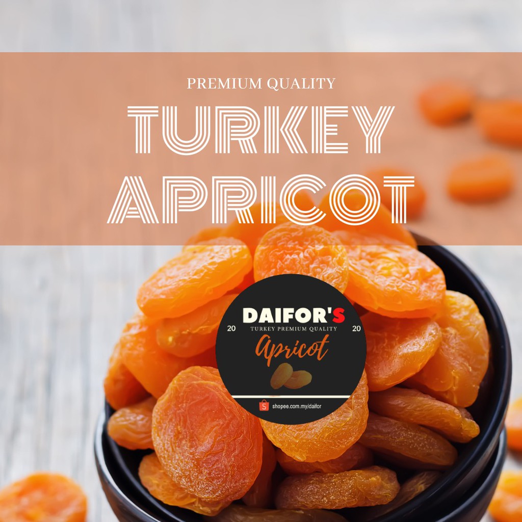 [Turkey Apricot] 250g / 500g / 750g / 1kg Premium Quality Dried Apricot ...
