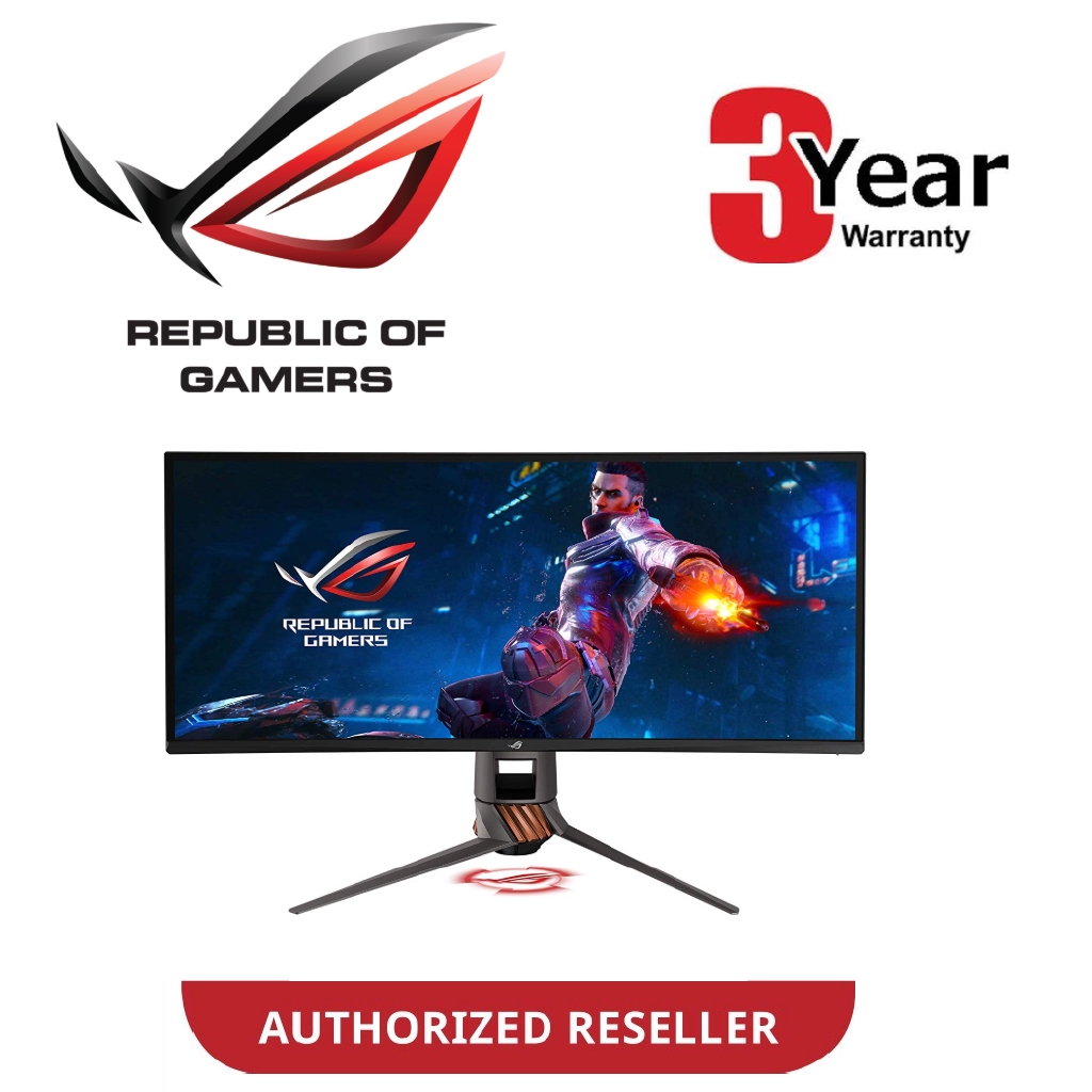 ASUS ROG SWIFT PG349Q 34” 21:9 CURVED 120 Hz G-SYNC IPS GAMING MONITOR ...