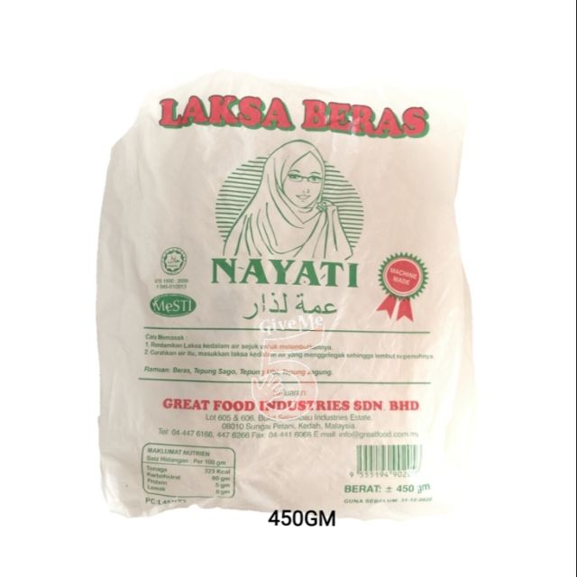 Laksa Cap Nayati 450G | Shopee Malaysia