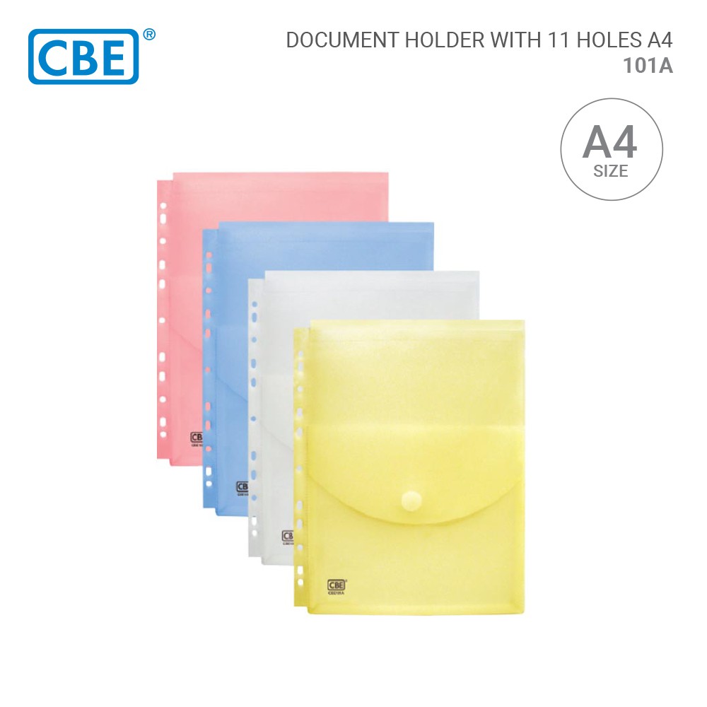 CBE 101A Document Holder A4 | 11 Holes | Velcro Closure | Random ...