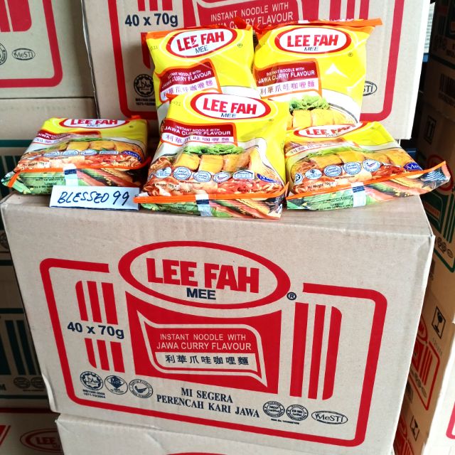 Lee Fah Mee Jawa Curry Flavour 1 Carton / box (40packs x 70g) HALAL ...