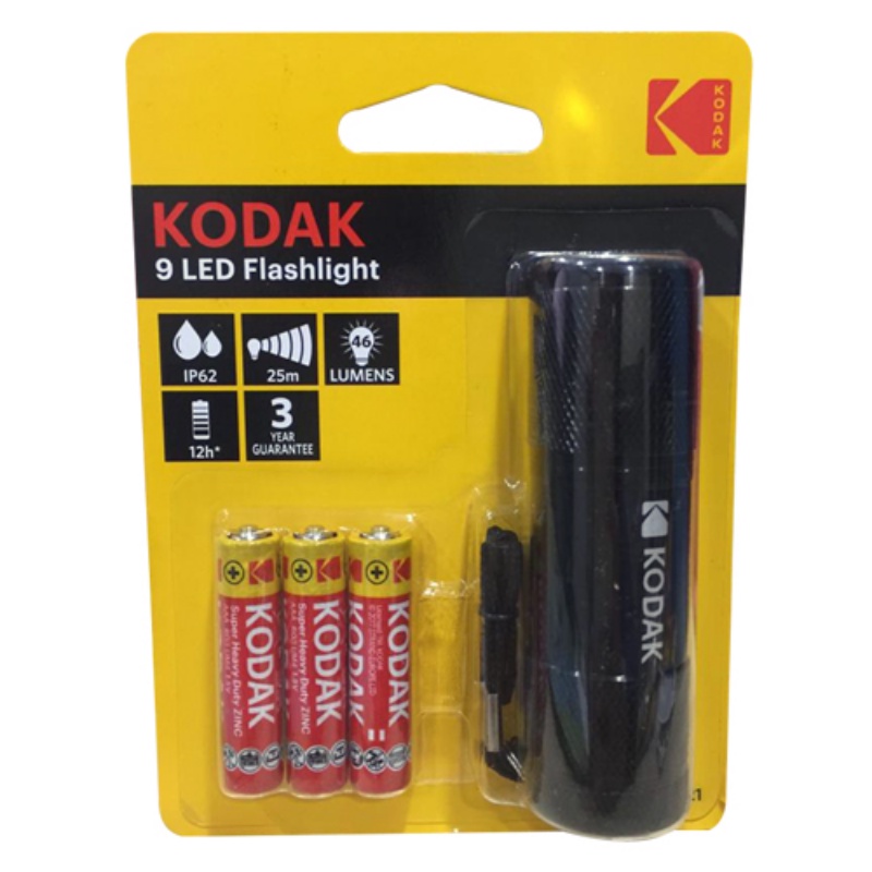 Kodak 9 LED Flashlight Torchlight (1 unit) | Shopee Malaysia