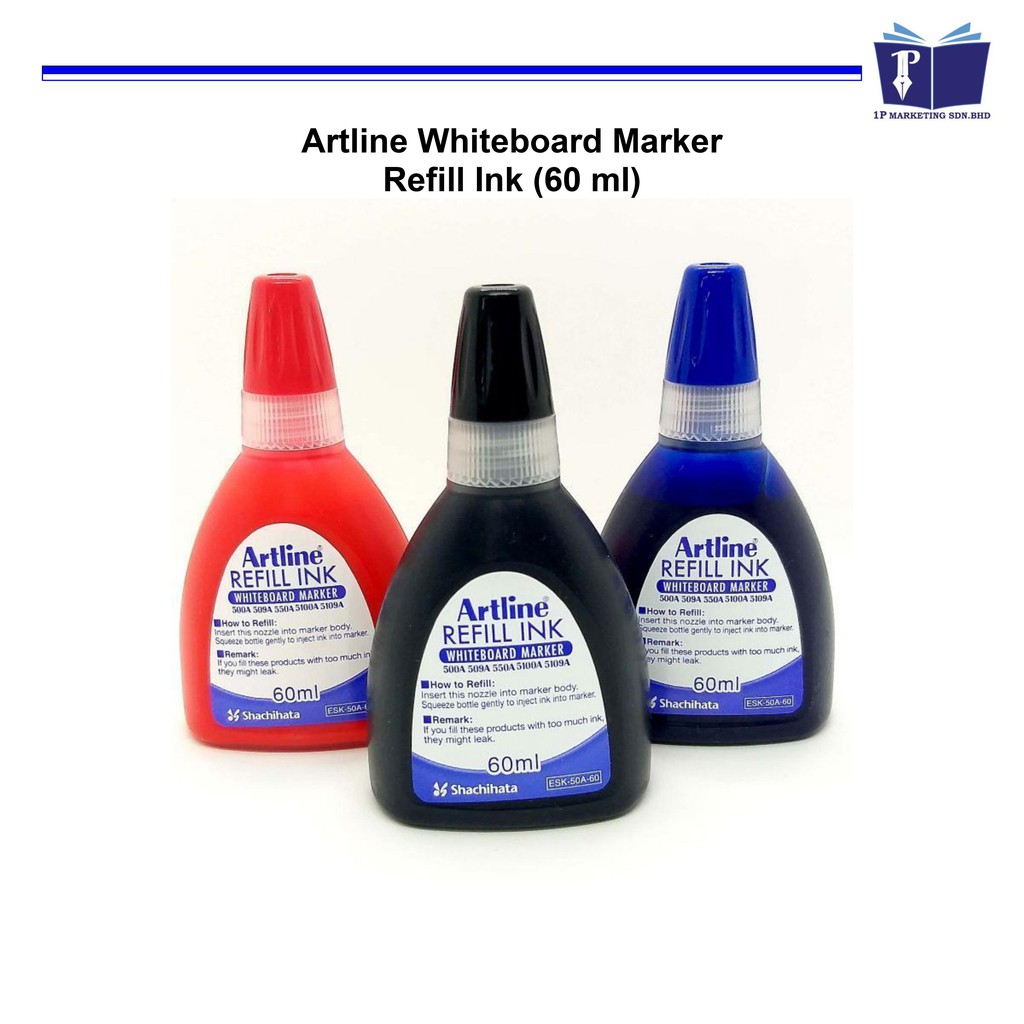 ARTLINE Refill Ink - Whiteboard Markers 60 ml | Shopee Malaysia