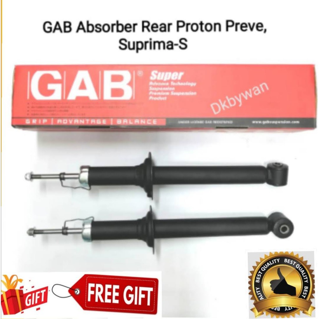 GAB Absorber Rear Proton Preve, Suprima-S One Set (Right and Left ...