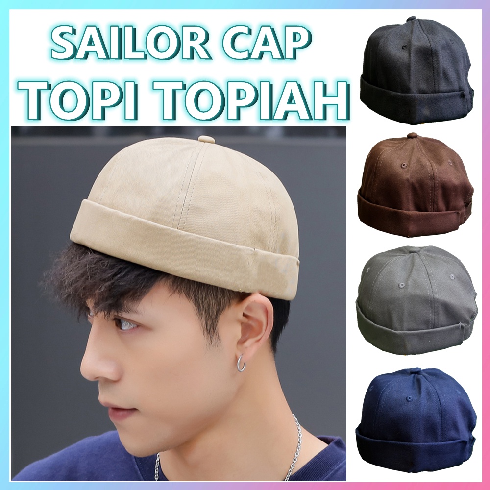 Topi Kopiah Viral Topiah Korean Style MikiHat Trend Baru Songkok Roll ...