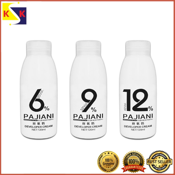 PAJIANI Hair color Developer / Peroxide 120ml (6% 9% 12%) | Shopee Malaysia