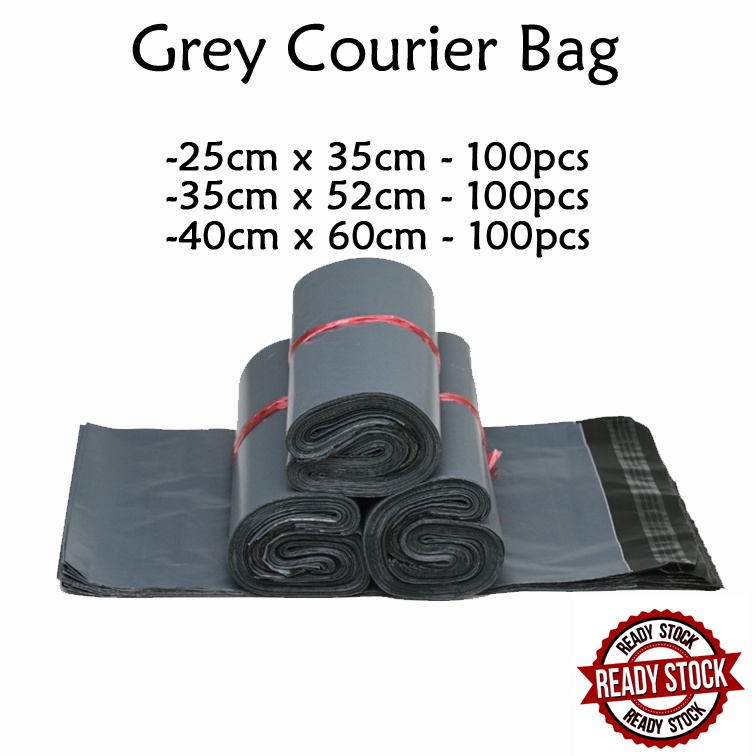 Grey Courier Bag Grey Parcel Bag Grey Flyer Plastic Bag Packing ...