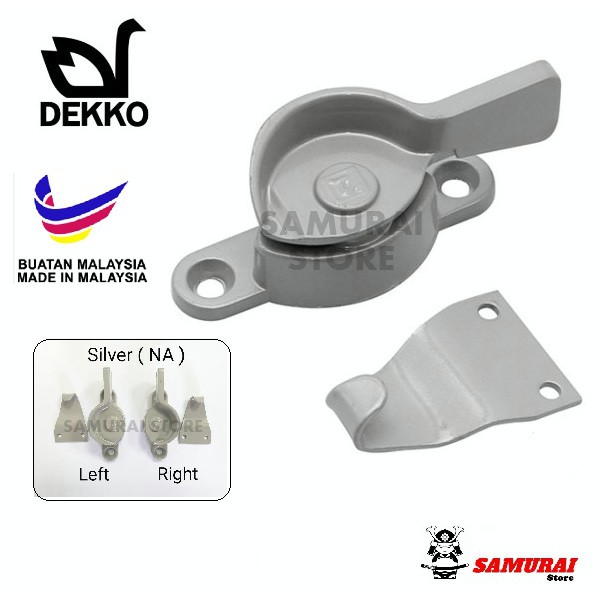 Samurai Store - Dekko Crescent Lock / Sliding Window Lock (Left / Right ...