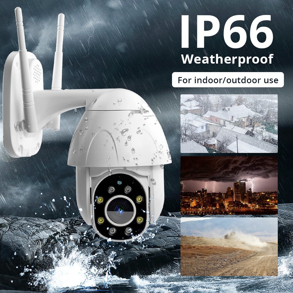 Cctv 1080p ptz dome camera auto wireless tracking wifi ip camera speed ...
