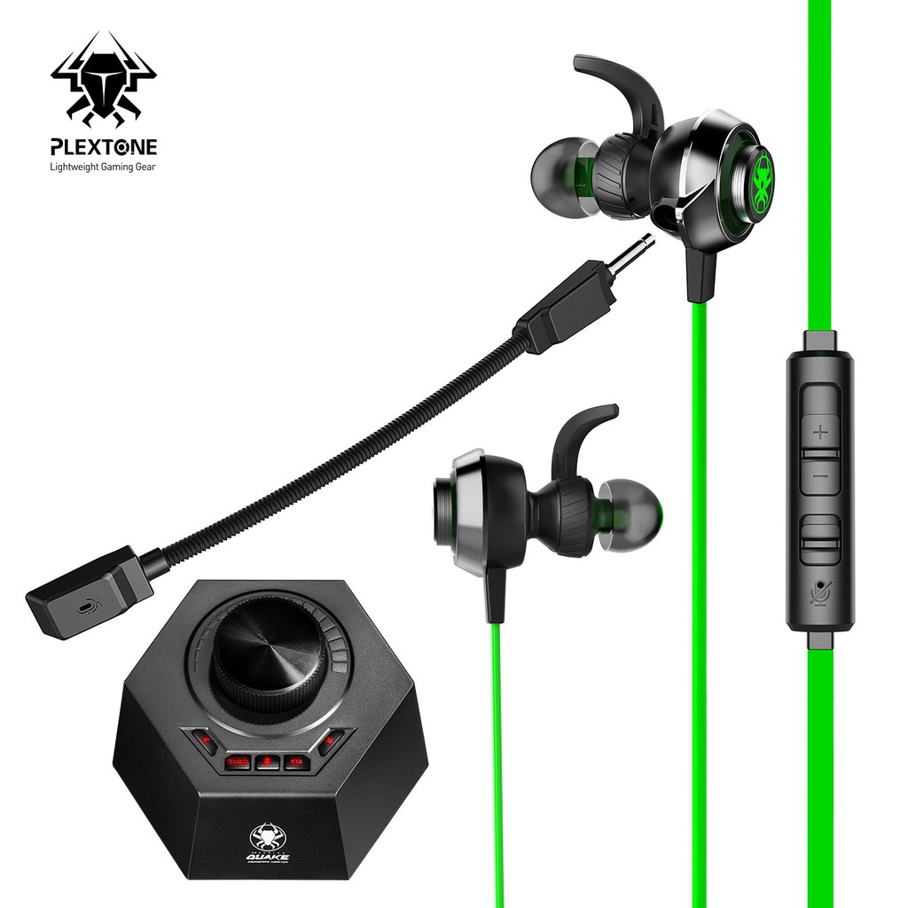 PLEXTONE 24bit/96KHz Super Gaming Earphones GameDSP Stereo PC with ...
