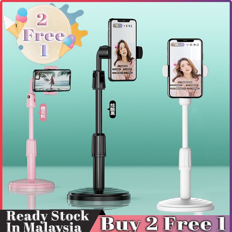 Desk Phone Holder 直播手机支架桌面支架 Live Streaming Handphone Stand Smartphone ...