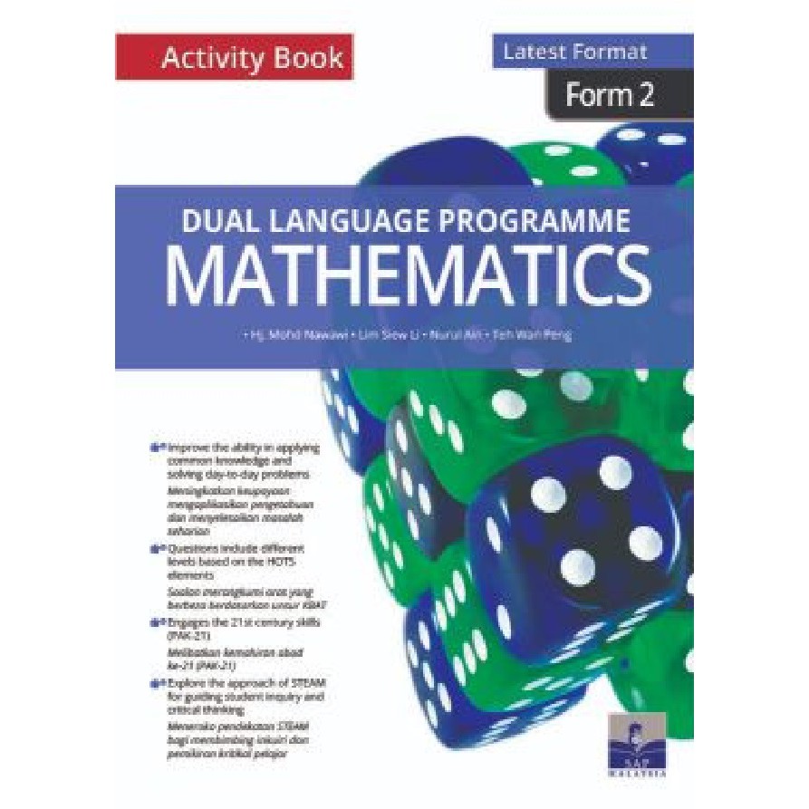 DUAL LANGUAGE PROGRAMME: MATHEMATICS FORM 2 `20: 9789673217274:By SAP ...