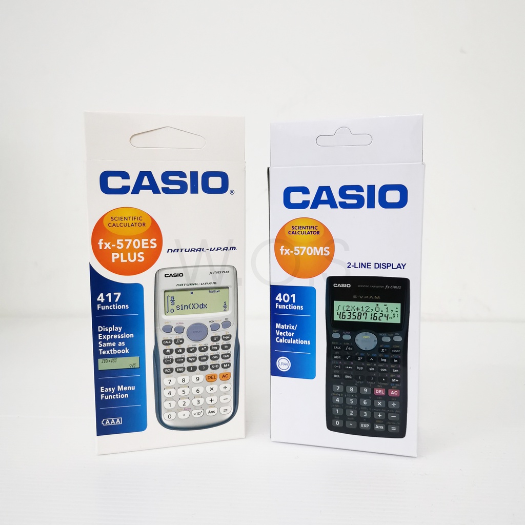 [Ready Stock] [2Types] Casio Scientific Calculator for school and ...