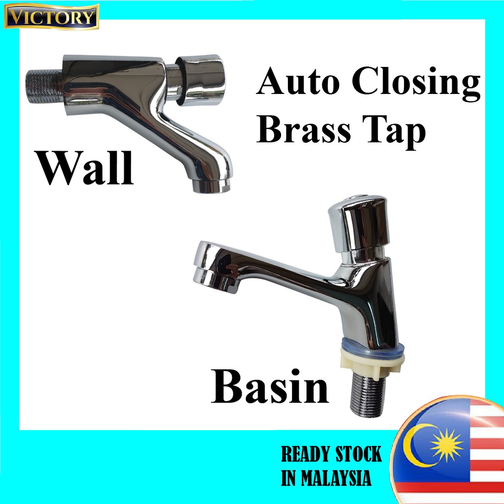 Auto Closing Brass Basin Tap/Auto Closing Brass Wall Tap/Auto Stop ...