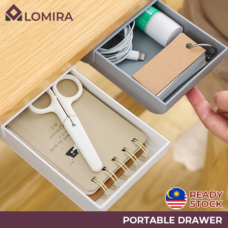 Portable Storage Drawer - Stackable Storage Space For Working Table and ...