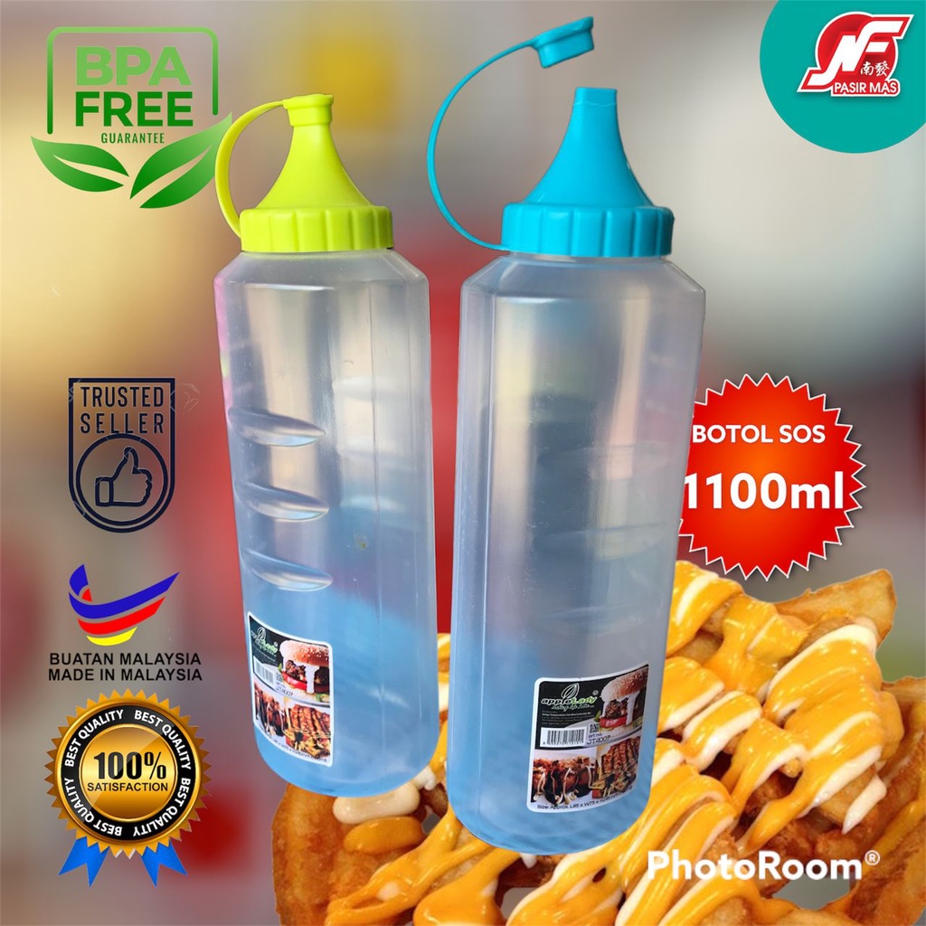 Squeeze Bottle Sauce Container Bottle Plastic KetchupTube Botol Sos ...
