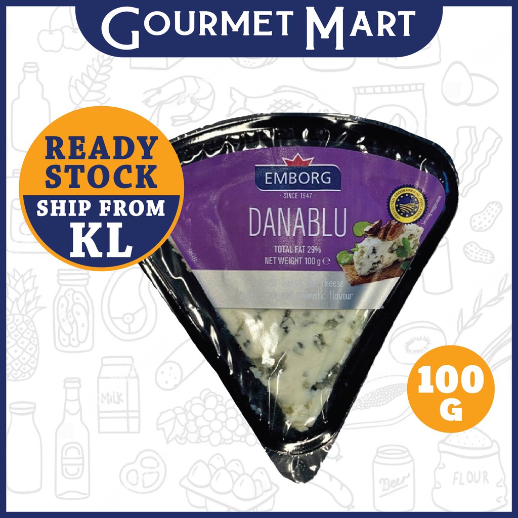 EMBORG DANABLU DANISH BLUE CHEESE 100G | Shopee Malaysia EMBORG DANABLU DANISH BLUE CHEESE 100G | Shopee Malaysia