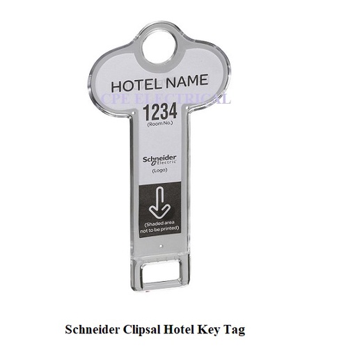 Schneider Clipsal S-Classic Hotel Key Tag EKT TR For E31KTU Switch ...