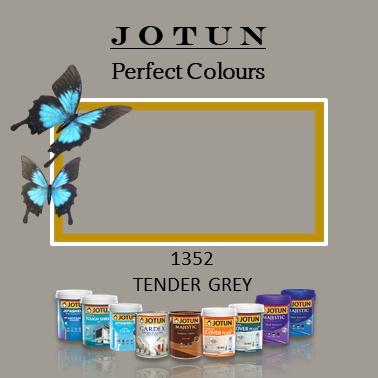 Jotun 1L 1352 Tender Grey / Jotashield AF / Tough Shield/ Majestic true ...