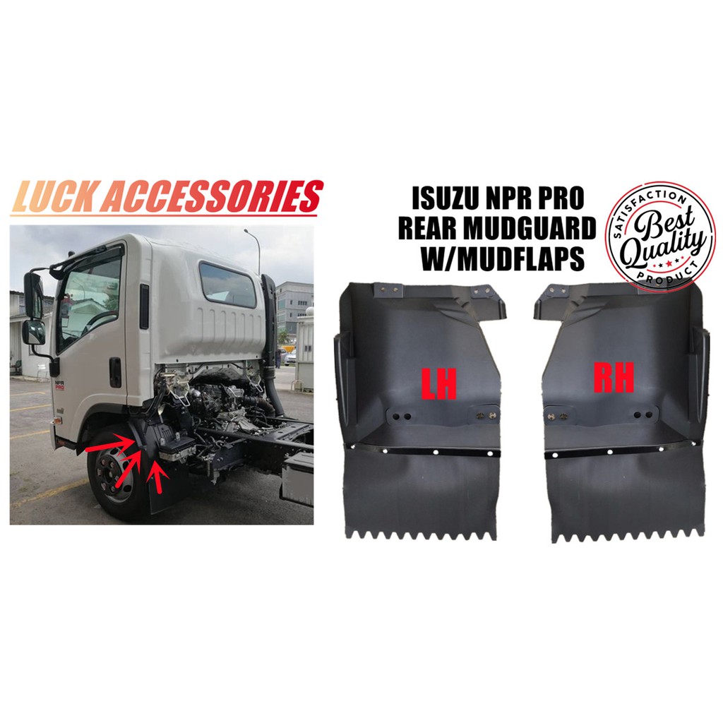 ISUZU NPR PRO REAR MUDGUARD W/MUDFLAPS HIGH QUALITY !!! | Shopee Malaysia