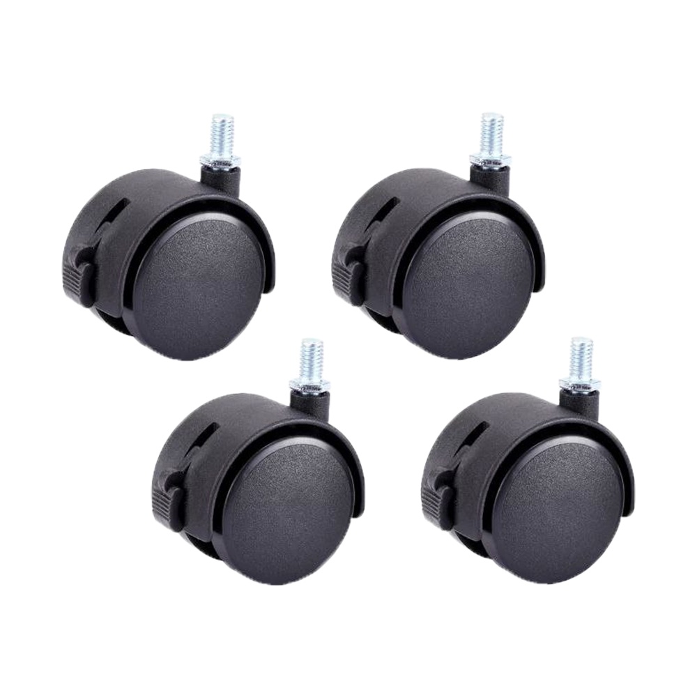 4PC Replace Trolley Wheels Silent Brake Protection Roda Tayar Lifting ...
