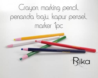 Crayon marking pencil, penanda baju, kapur pensel, marker 1pc | Shopee ...