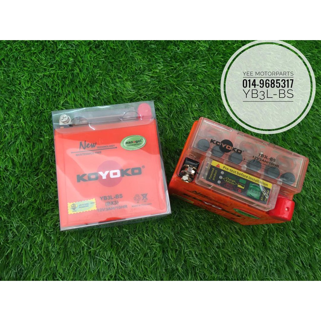 KOYOKO YB3L -BS NANOGEL | Shopee Malaysia