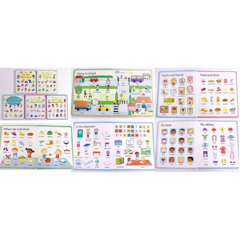 Usborne My First Word Book ~ 5 books in set (Ready Stock) | Shopee Malaysia