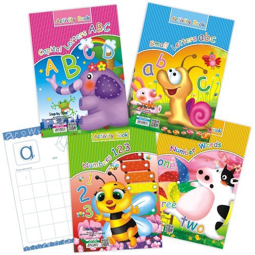 Step by Step Activity & Learning Book SBS0269 (ABC, abc 123, One Two ...