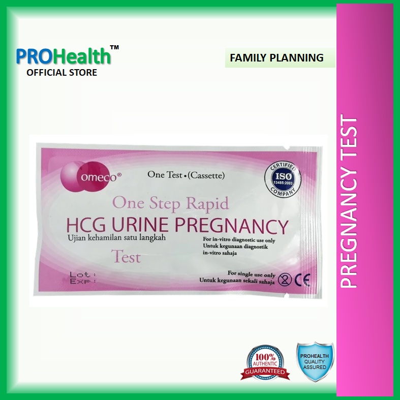 OMECO HCG Urine Pregnancy Test Cassette 1S | Shopee Malaysia