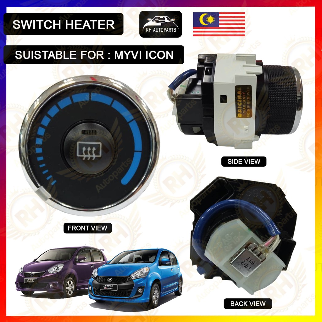 Perodua Myvi Icon Myvi Lagi Best Alza Heater Switch aircond switch 1SET ...