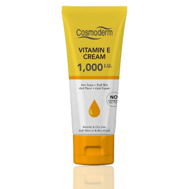 Cosmoderm Vitamin E Cream 1000 IU (50ml) | Shopee Malaysia