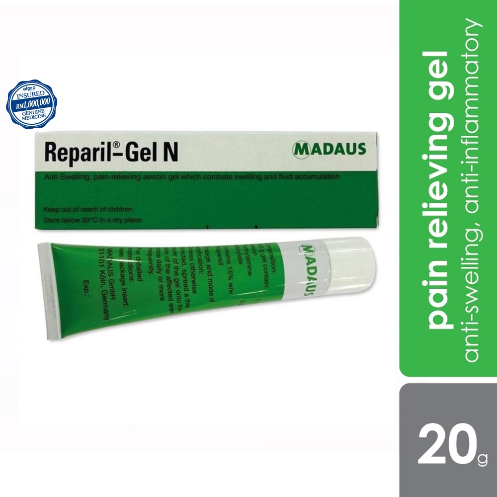 Reparil Gel N Anti-Swelling Antinflammatory And Pain Relieving Gel (20g ...