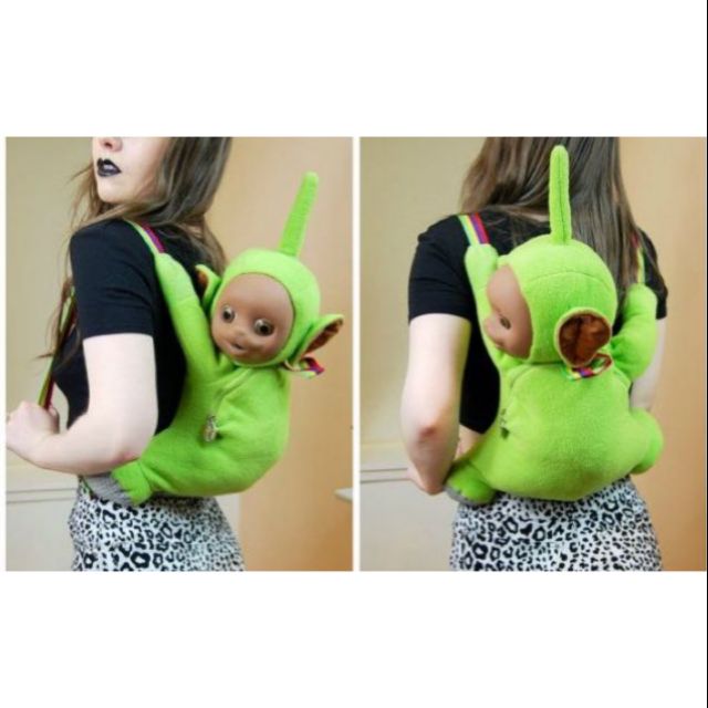 Authentic Vintage Teletubbies Dipsy Plush Soft Toy Backpack Bag ...
