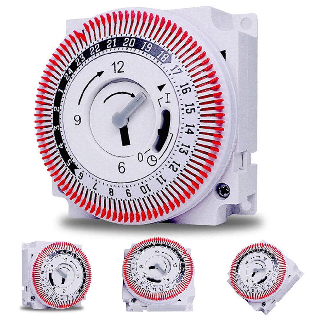 24-Hours Timer Switch Mechanical Industrial Timing Device Switch ...