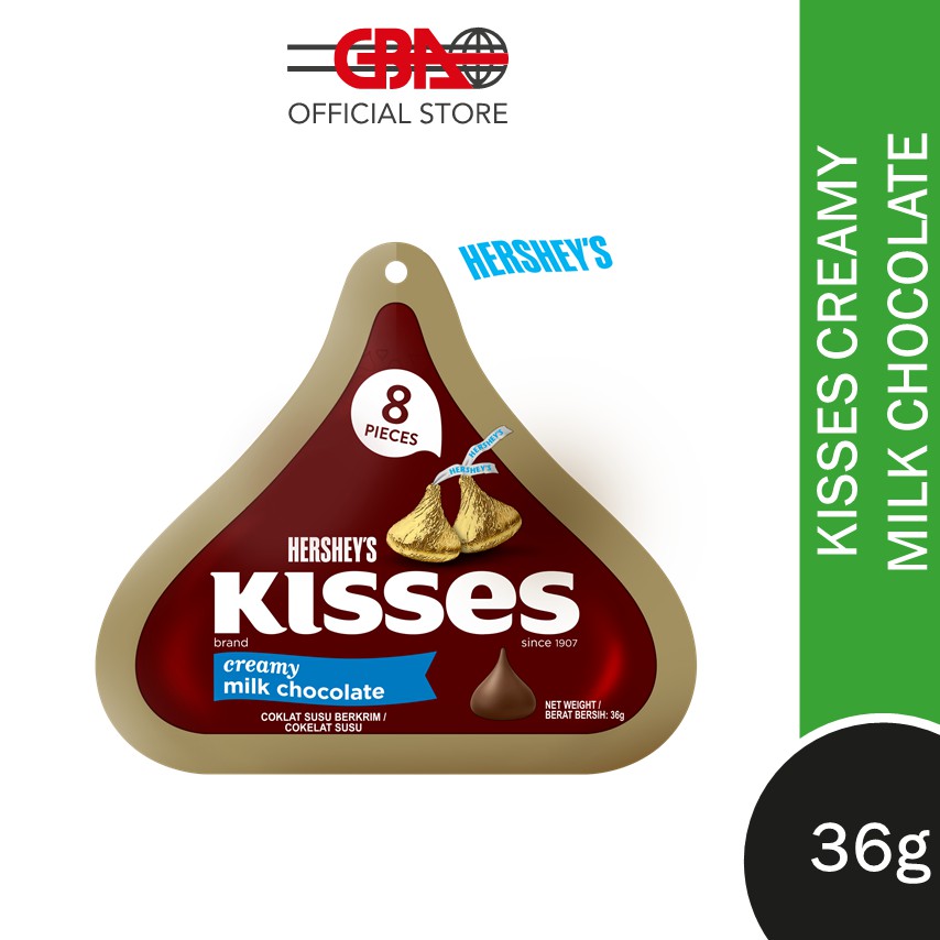 Hershey's Kisses Creamy Milk Chocolate 36g | Shopee Malaysia