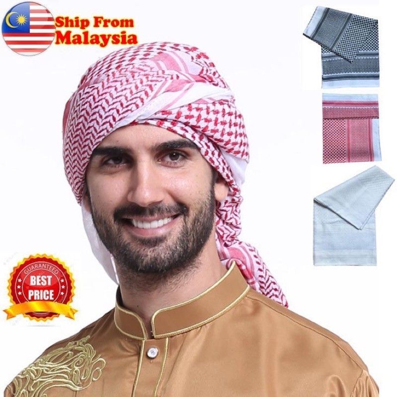 SERBAN MALAKI ARAB SAUDI 100%COTTON | Shopee Malaysia