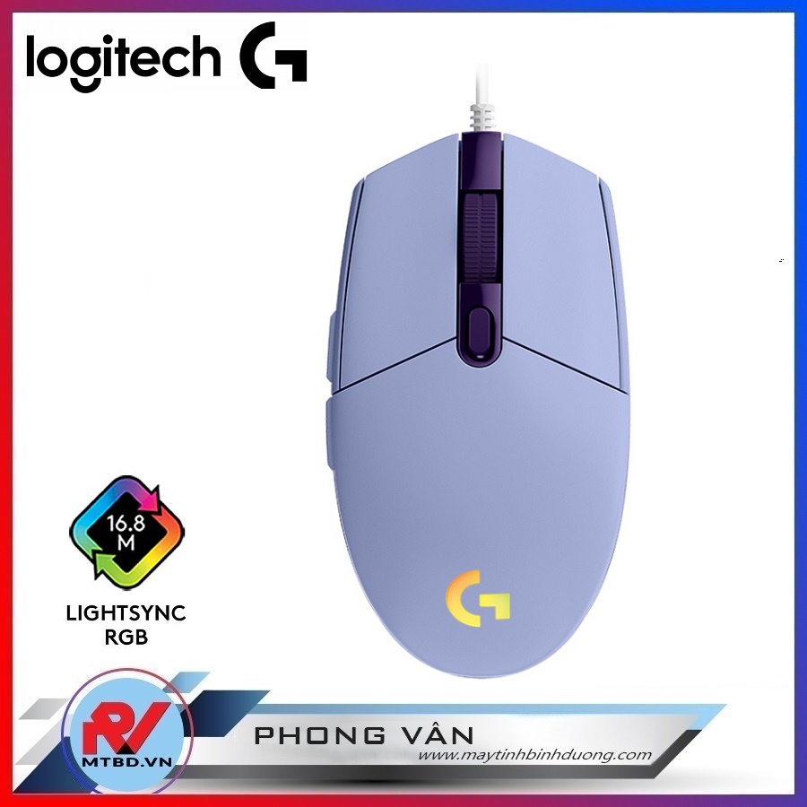Logitech G203 Lilac game Mouse (Purple) | Shopee Malaysia