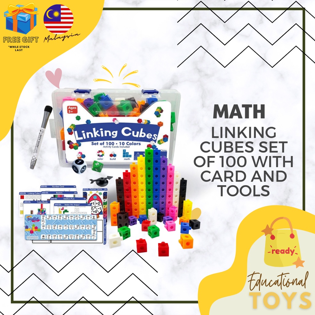Kids Linking Cube For Counting and Building Homeschool Math ...