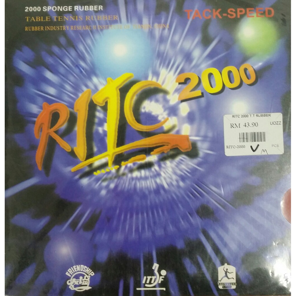 RITC 2000 table tennis rubber ( Sports Express ) | Shopee Malaysia