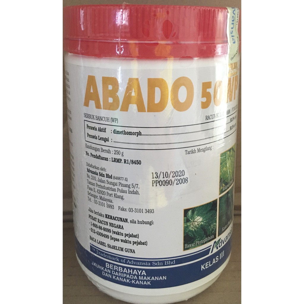 Downy Abado 50WP 500g / racun kulat / kanker batang & kulapuk downy ...