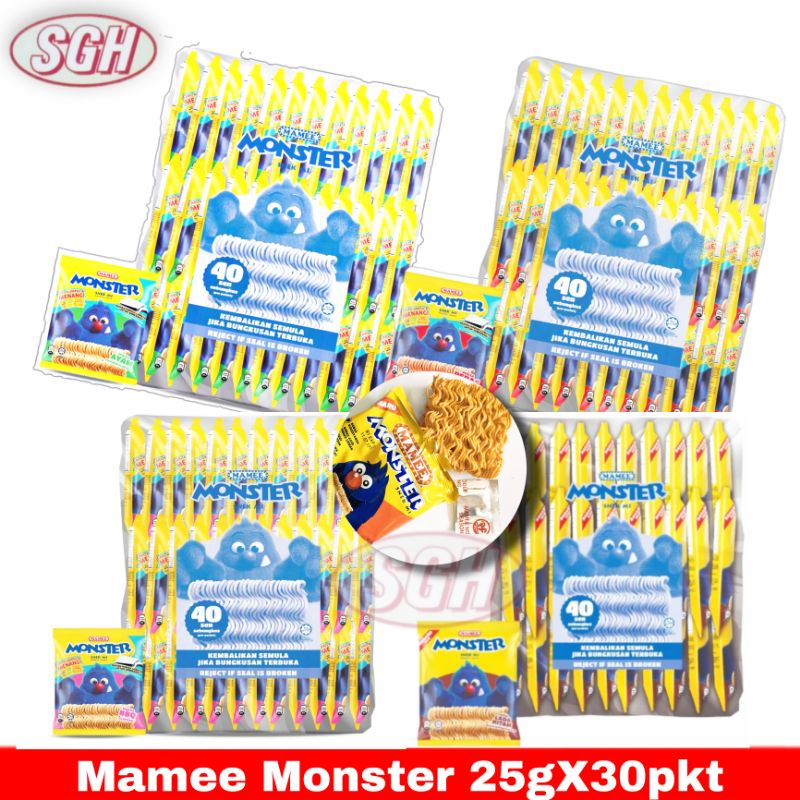 Mamee Monster 25g X 30packs New Stok | Shopee Malaysia