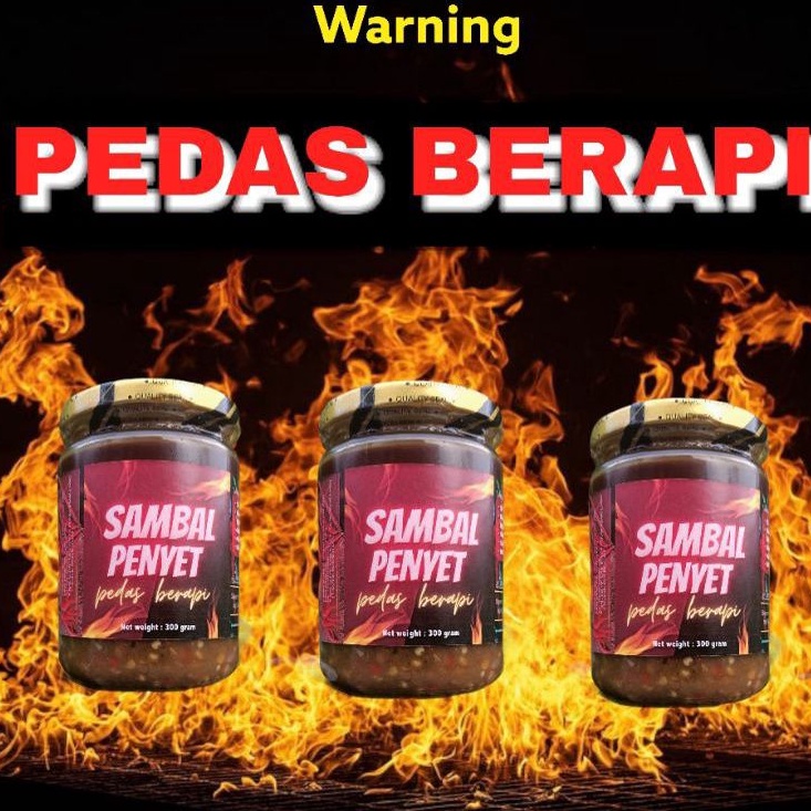 🔥Sambal Penyet Pedas Berapi& Pedas Manja #HOMEMADE #READYSTOCK | Shopee ...