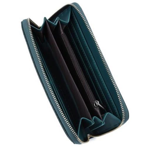 HORIZONTAL ZIPPER WALLET (BLACKISH GREEN) | Shopee Malaysia