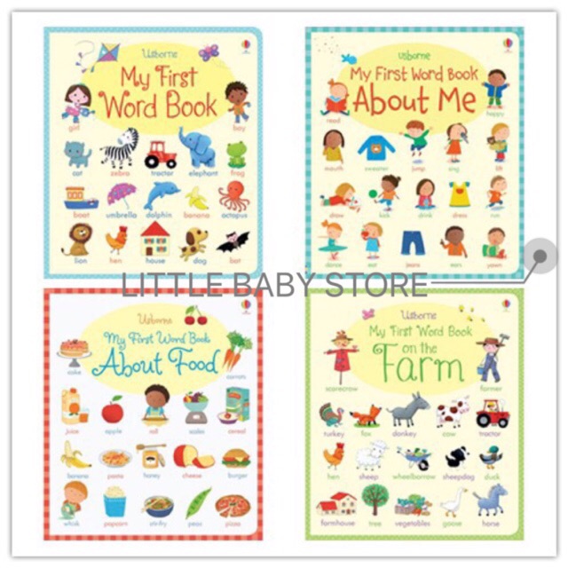 Usborne - My First Word Book (Hardcover) | Shopee Malaysia