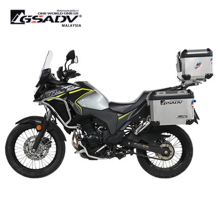 GSADV Kawasaki Versys-X 250/300 Motorcycle Top Box Aluminium & Side Box ...