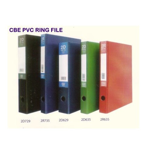 CBE PVC 2D RING FILE 40mm A4- CBE-2D629 | Shopee Malaysia