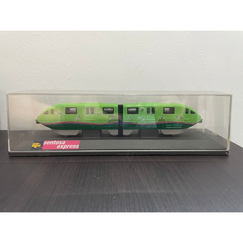 Free Shipping Sentosa Express Green Sen Express Train Model Original ...